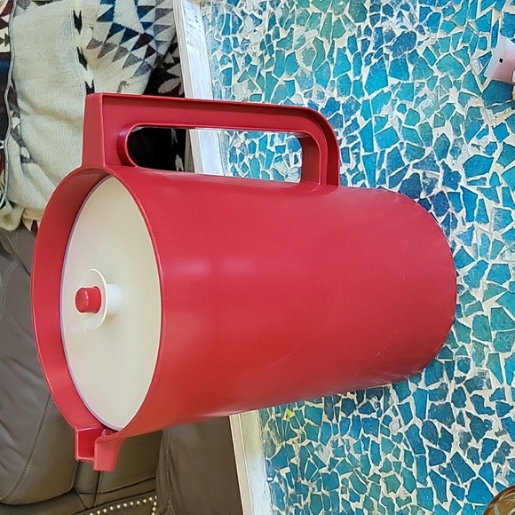Tupperware | Dining | Vintage Tupperware Red Pitcher | Poshmark